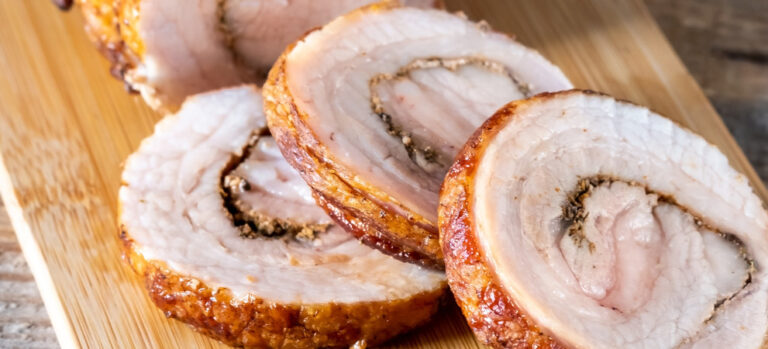 Slow Roasted Rolled Pork Belly – Bluff Meat Supply